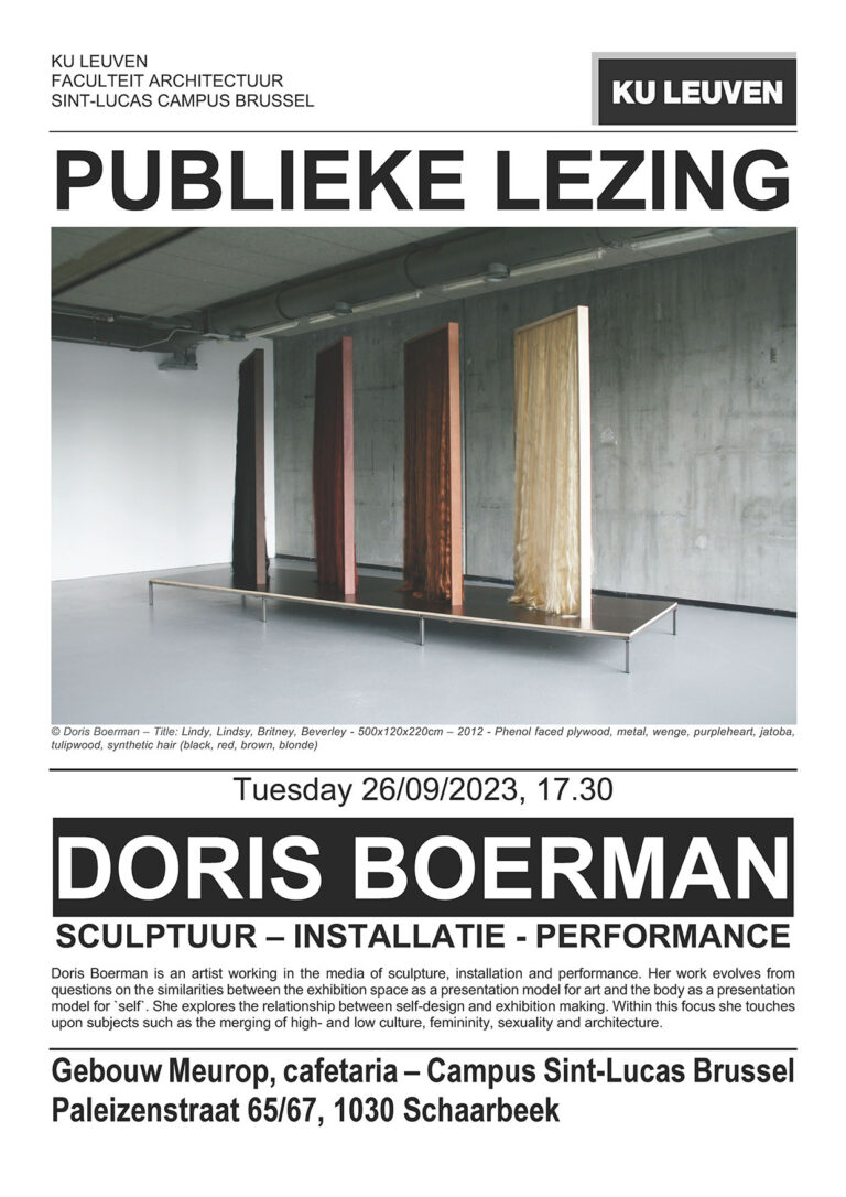 Lezing DORIS BOERMAN 26/09 – Architecture